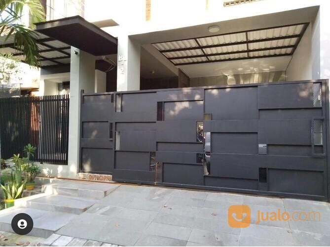 Pagar plat minimalis / pagar besi kuat tahan karat di Kab. Sidoarjo ...
