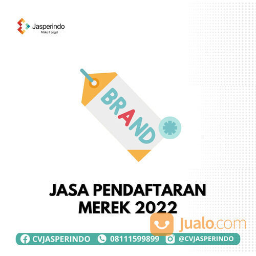 JASA PENDAFTARAN MEREK 2022 di Kota Tangerang Selatan, Banten | Jualo.com