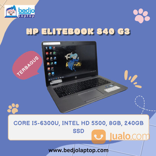TERBAGUS, HP Elitebook 840 G3, Core i5-6300U, Laptop HP Harga di Malang ...