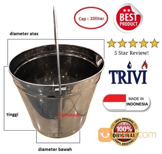 stainless steel bucket,ember timba sus stenlis minyak bbm spbu di Kota ...