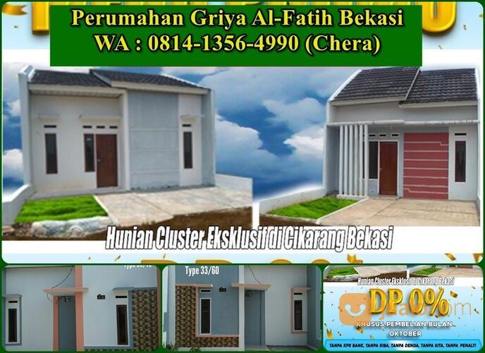 Rumah 250 Juta-an Mantap Gaiss - Cluster Griya al-Fatih Bekasi di Kota ...