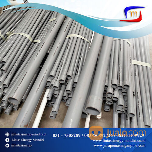 PIPA PVC SNI S12,5 WARRNA ABU PLUS MOFF DAN RRJ di Kab. Gresik, Jawa ...