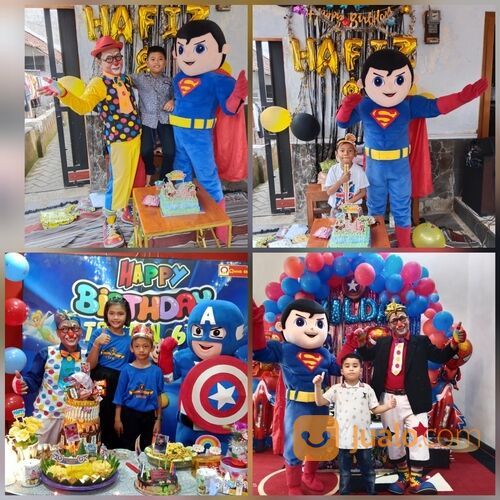 Seru bersama badut ulang tahun di Kota Pasuruan, Jawa Timur | Jualo.com
