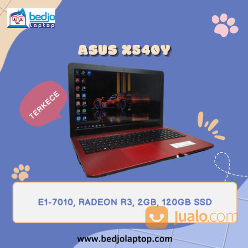 Laptop Asus X540Y AMD E1-7010 Radeon R2 2GB RAM 120GB SSD di Kota ...