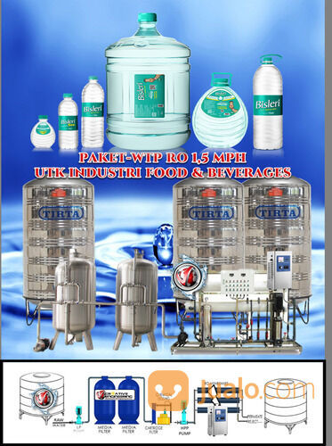 MESIN WTP RO INDUSTRI AIR KEMASAN 1500 LITER PERJAM di Kota Jakarta ...