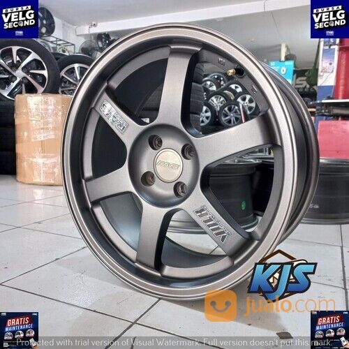 VELG SEKEN MODEL TE37 R17X7 4X100 GREY di Kota Jakarta Barat, DKI ...