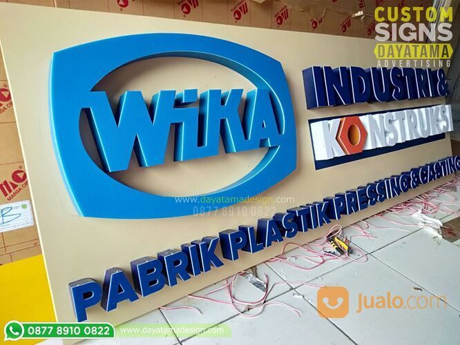 Signage Huruf Timbul WIKA di Kab. Bandung, Jawa Barat | Jualo.com