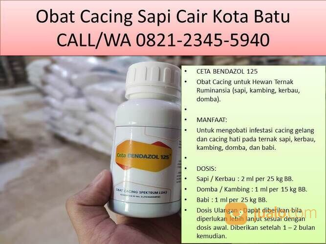 Obat Cacing Sapi Cair Kota Batu di Kota Batu, Jawa Timur | Jualo.com