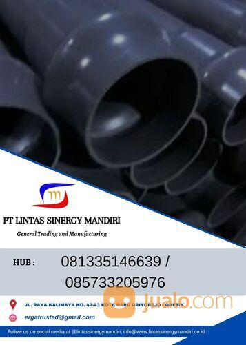 PIPA PVC SNI RRJ S 12,5 ABU MASPION 6MTR/BTG READY STOCK BERBAGAI ...