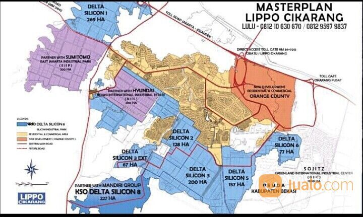 Kavling Industri Delta Silicon 8 Lippo Cikarang Tersedia Berbagai ...