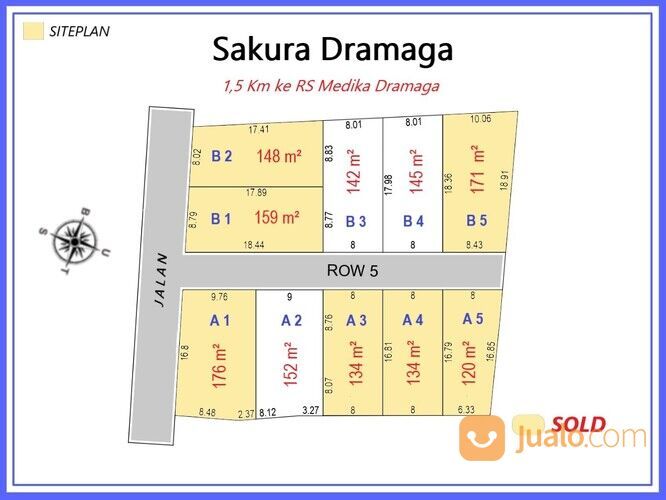 Hanya 1 Jutaan. Kavling SHM Dekat Kampus IPB Dramaga di Kota Bogor ...
