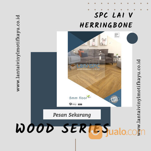 Lantai Vinyl SPC Herringbone 5mm Codetype L03 - Cascade di Kota Bekasi ...