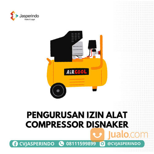 IZIN ALAT COMPRESSOR DISNAKER di Kota Tangerang Selatan, Banten | Jualo.com