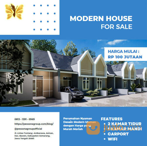 Rumah Desain Harga Murah Meriah di Pessona Hidden Hills di Kab ...