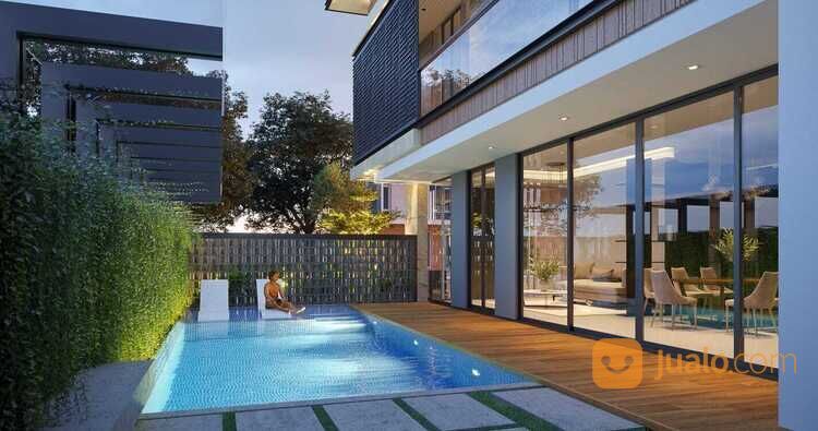 RUMAH KONSEP TROPICAL MODERN MINIMALIS DENGAN SWIMMING POOL PALM BEACH ...