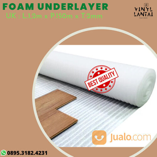 Foam Under layer Busa / Alas Lantai Kayu Parke / parkit / SPC tebal 2mm ...