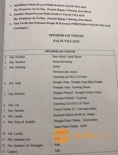 Perumahan Palm Residence, Pondok Rajeg, Cibinong di Kota Bogor, Jawa ...