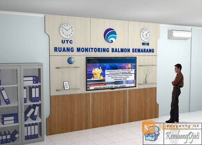 Backdrop Dinding Kantor Dengan Logo Dan Nama Perusahaan di Kota ...