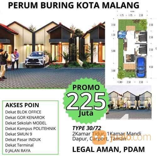 Rumah murah promo soft launching hanya 200 jutaan lokasi di malang kota ...