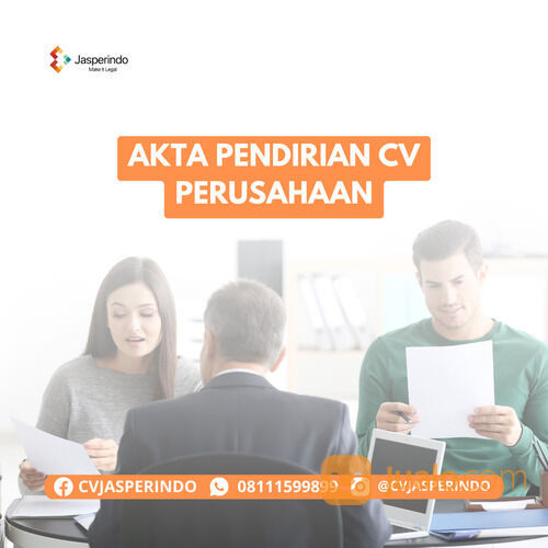 AKTA PENDIRIAN CV PERUSAHAAN di Kota Tangerang Selatan, Banten | Jualo.com