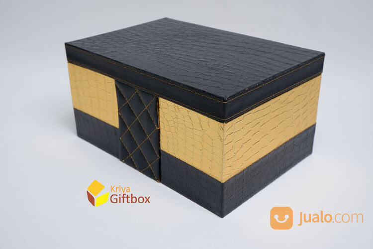 HARDBOX HAMPERS UNTUK KEMASAN PARCEL BLACK GOLD MEWAH EKSKLUSIF di Kota ...