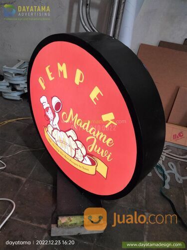 Jasa Signage Neon Box Bulat Minimalis di Kota Bekasi, Jawa Barat ...