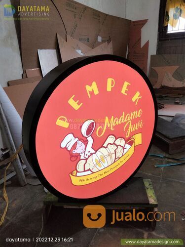 Jasa Signage Neon Box Bulat Minimalis di Kota Bekasi, Jawa Barat ...
