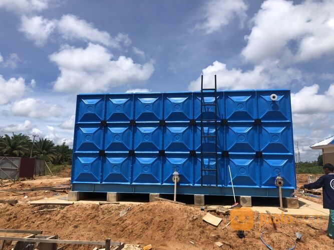 Tangki Panel Fiberglass, FRP Roof Tank, Tandon Air Fibreglass, Tangki ...