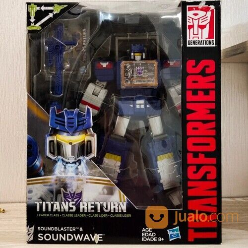 Transformers - Soundwave - Titans return Hasbro Leader class di Kota ...