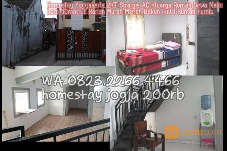 Homestay Yogyakarta 2KT Stratgis AC Kluarga Rumah Sewa Malioboro 30mnt ...