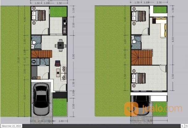 New Gress Minimalis On Progress Pantai Mentari, Row Jalan Lebar, One ...