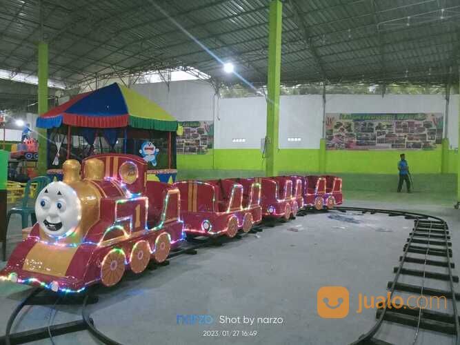 wahana odong kereta mini kereta rel lantai fiber thomas terbaru di Kota ...