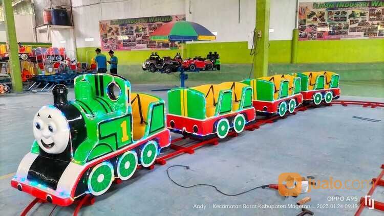 wahana odong kereta mini kereta rel lantai fiber thomas terbaru di Kota ...