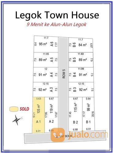500 Meter Dari Tugu Legok, Tanah Untuk Townhouse di Kota Tangerang ...
