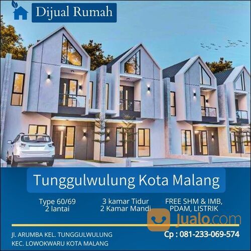 Rumah 2 lantai di malang kota 2023 di Kota Malang, Jawa Timur | Jualo.com