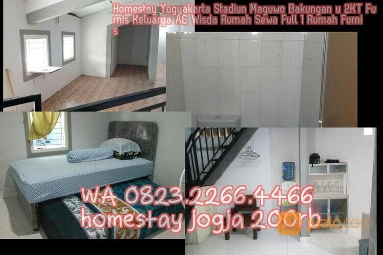 Homestay Yogyakarta Stadiun Maguwo Bakungan u 2KT Furnis Keluarga AC Wisda Rumah Sewa di Kota ...