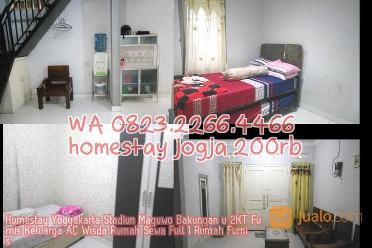 Homestay Yogyakarta Stadiun Maguwo Bakungan u 2KT Furnis Keluarga AC Wisda Rumah Sewa di Kota ...