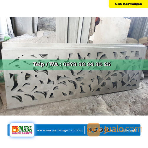 GRC Krawangan Motif Daun Minimalis (custom) di Kota Yogyakarta ...