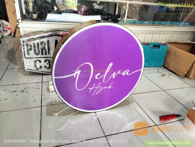 Neon Signage Bulat dan Berbentuk Sesuai Desain di Kota Tasikmalaya ...