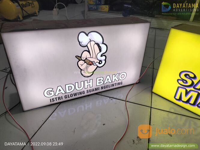 Plang Nama Neon Box Murah Dayatama Advertising Di Kab Purwakarta Jawa Barat