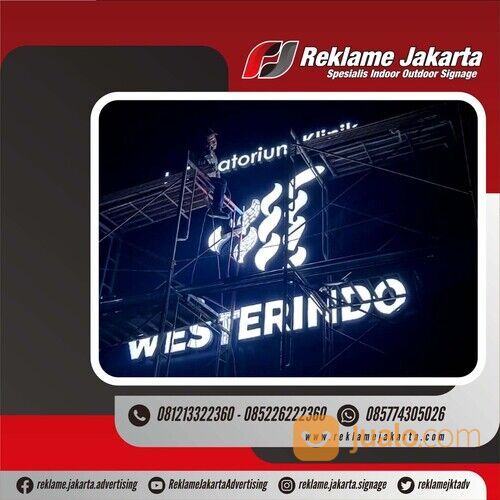 Billboard, Sign Pole, Huruf Timbul, Advertising, Neonsign, Reklame ...