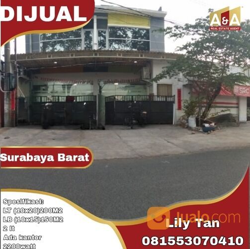 Ruko Bagus Istimewa 2 ruko jadi satu di Kota Surabaya, Jawa Timur ...