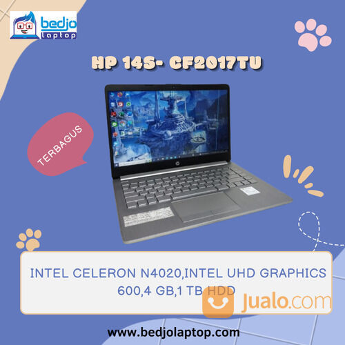 HP 14S- CF2017TU, INTEL CELERON N4020, INTEL UHD GRAPHICS 600, 4 GB, 1 ...