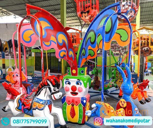 wahana odong odong komedi putar safari lantai siap pakai di Kota ...