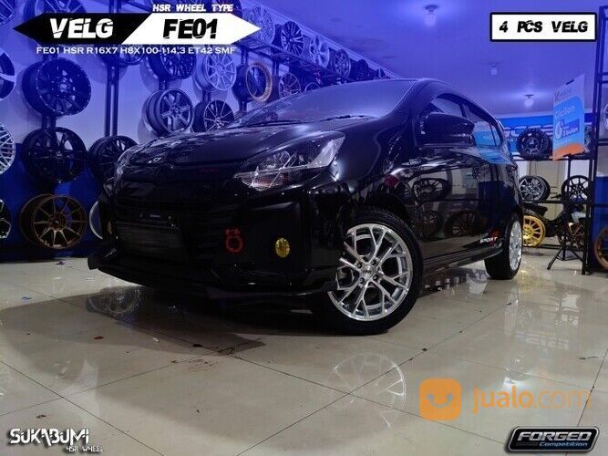 Velg Mobil Racing Ring 16 HSR Type FE01 Lebar 7 Rata Vios Yaris Altis ...