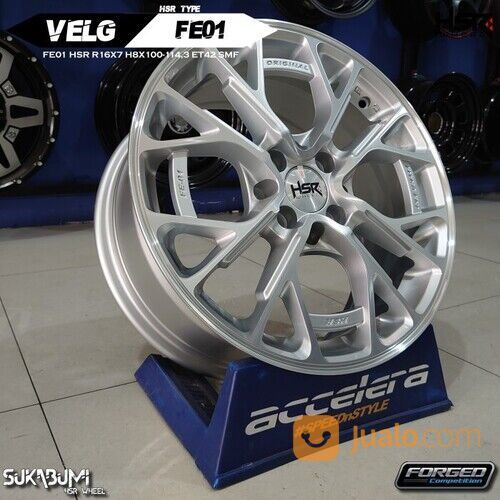 Velg Mobil Racing Ring 16 HSR Type FE01 Lebar 7 Rata Vios Yaris Altis ...