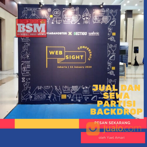 Partisi Backdrop R8 untuk event atau Bazar Besar di Kab. Tangerang ...