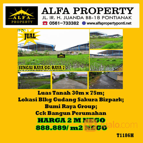 Alfa Property Tanah Sungai Raya Dalam Cocok Bangun Perumahan Kota ...