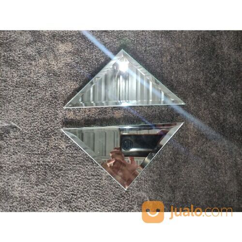 Kaca Cermin Bevel Segitiga Ukuran 20cm 5mm bevel 1cm di Kota Denpasar ...