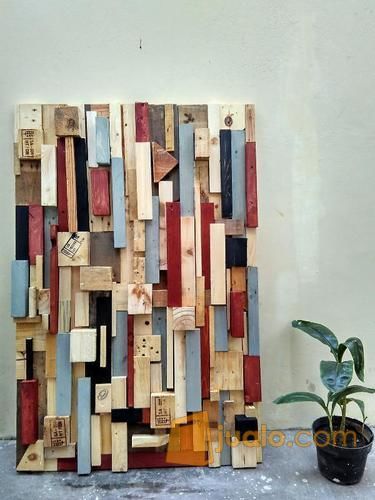 Panel dinding kayu/Backdrop cocok untuk interior kamar,ruang tamu ...